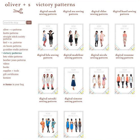 Oliver & S + Victory Patterns